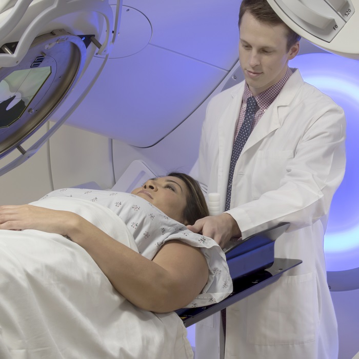 Woman receiving Radiation Therapy Treatments for Cancer - www.us ...
